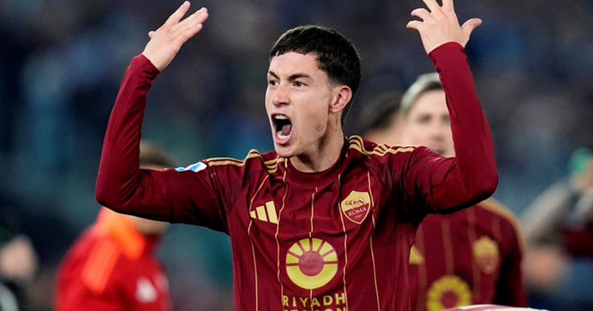 سولي يتألق بهدف رائع في ديربي روما ويمنح الذئاب تعادلًا ثمينًا ...